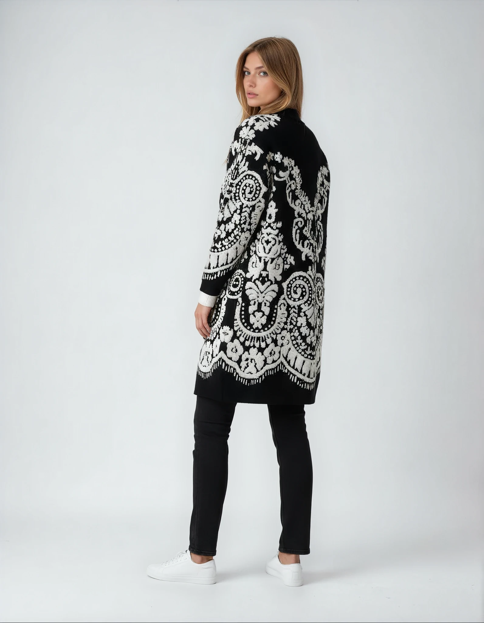 Cappotto Cardigan Ricamo ZOELLA